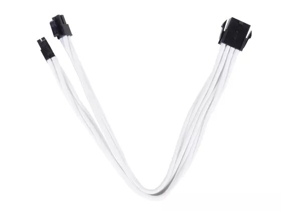 Silverstone 8pin - EPS12V 8pin(4+4), 0.3m SST-PP07-EPS8W | AiO.lv