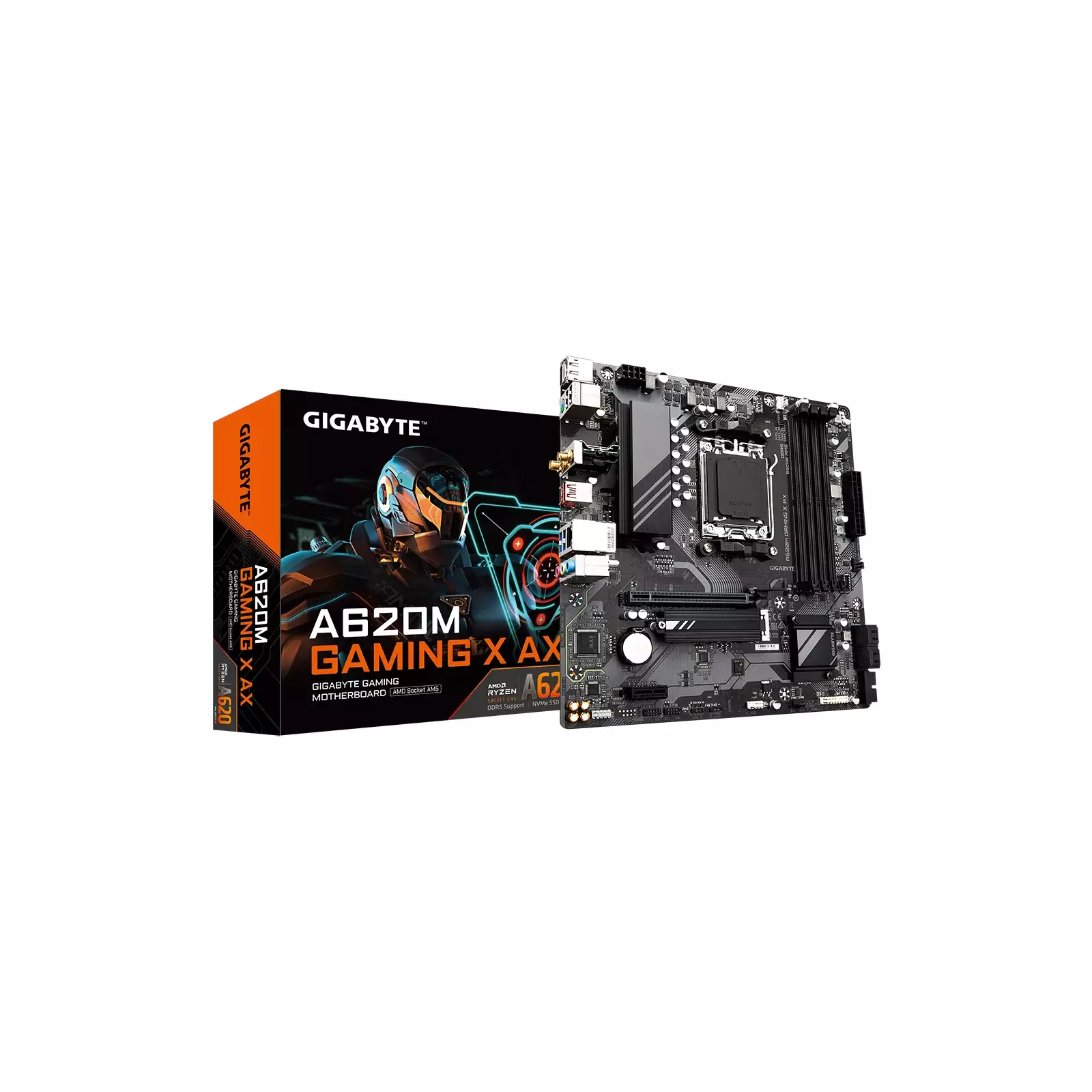 Gigabyte A620M GAMING X AX GA-A620M-GAMING-X-AX | AiO.lv
