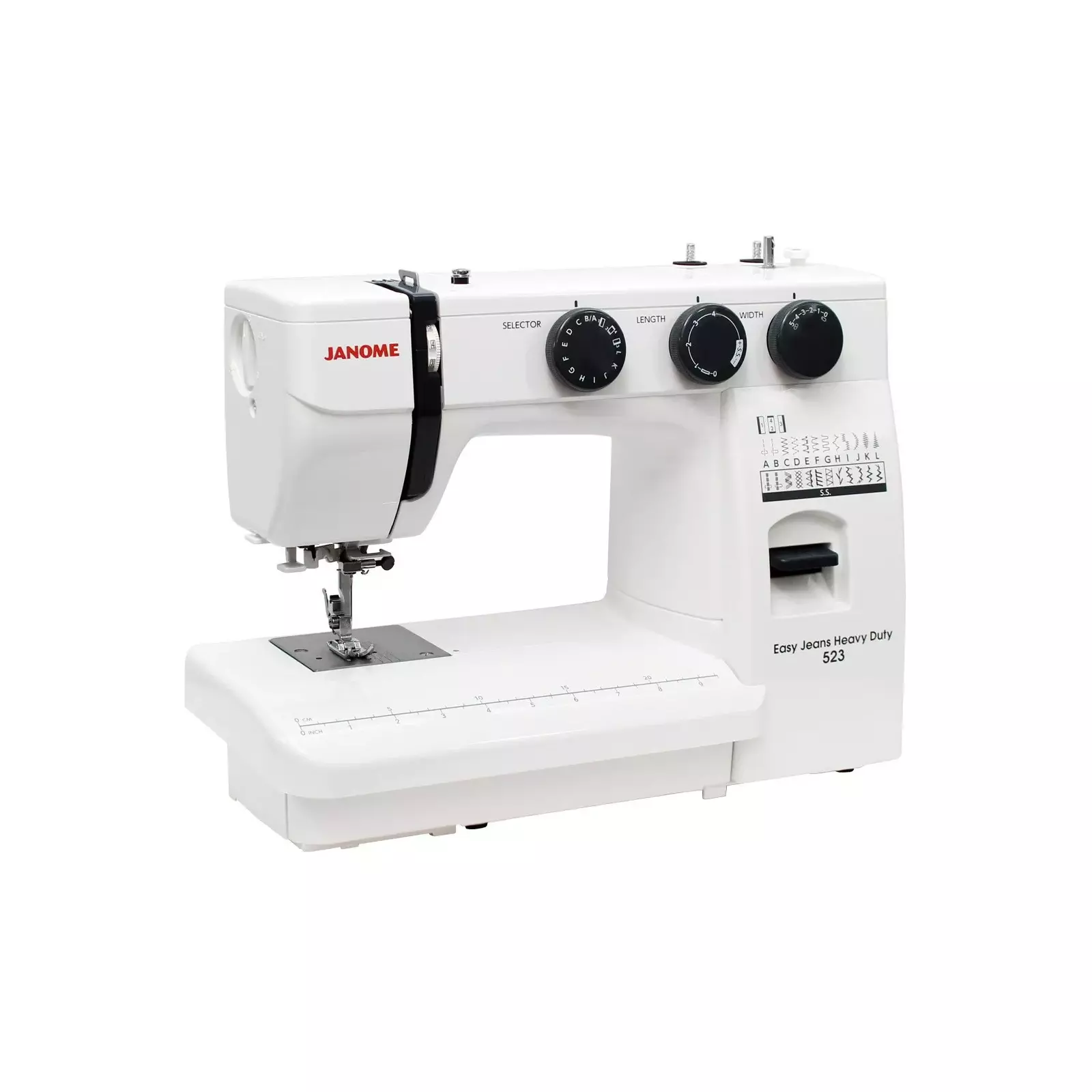 JANOME SEWING MACHINE EASY JEANS JANOME EASY JEANS HD 523 | AiO.lv