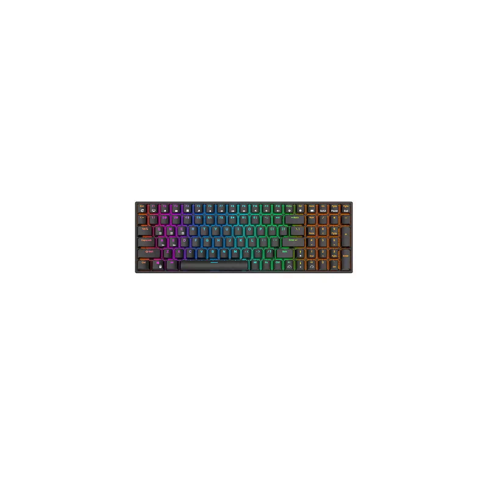 Mechanical keyboard Royal Kludge RK100 RK100 red switch | AiO.lv