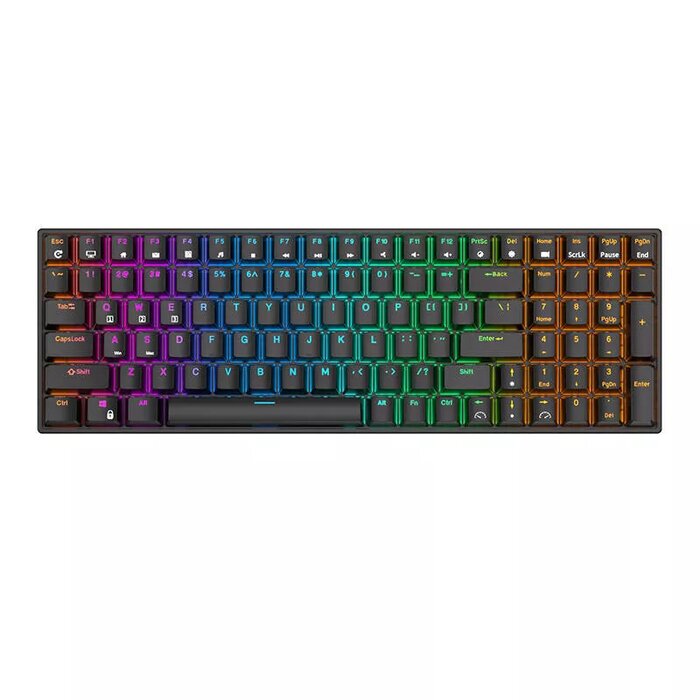 Mechanical keyboard Royal Kludge RK100 RK100 red switch | AiO.lv