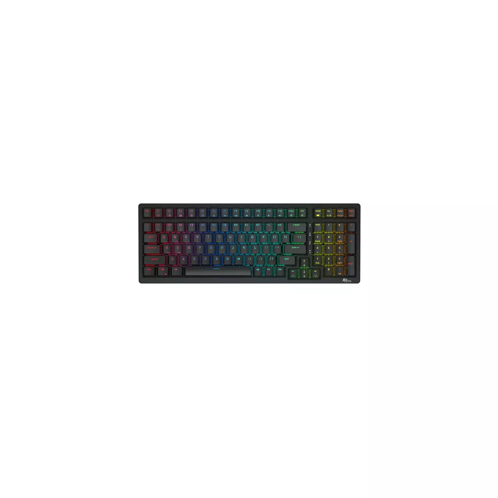 Keyboard Royal Kludge RK98 Black RK98 red switch | AiO.lv