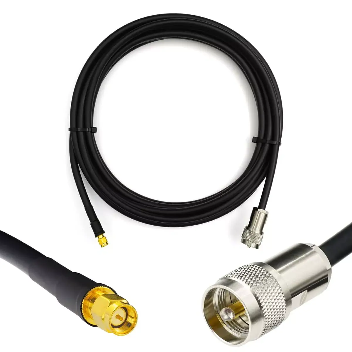 5D-FB Coaxial Cable SMA Male 5D-FB-SM-PL-10 | AiO.lv