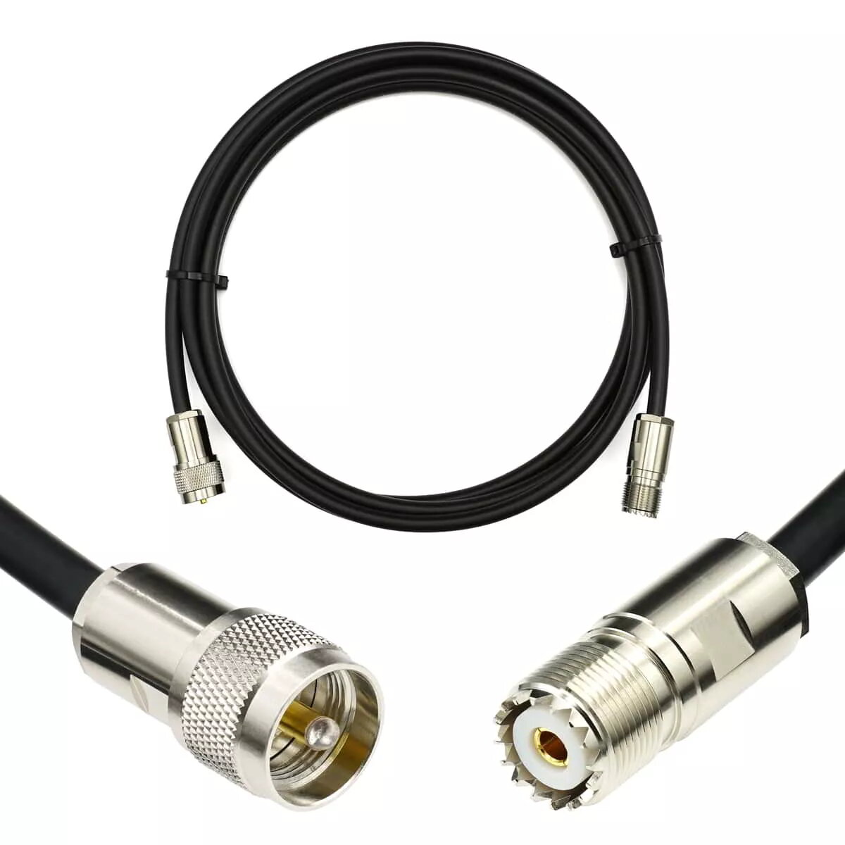 Coaxial Cable 5D-FB 20m PL259–SO239 UHF | AiO.lv