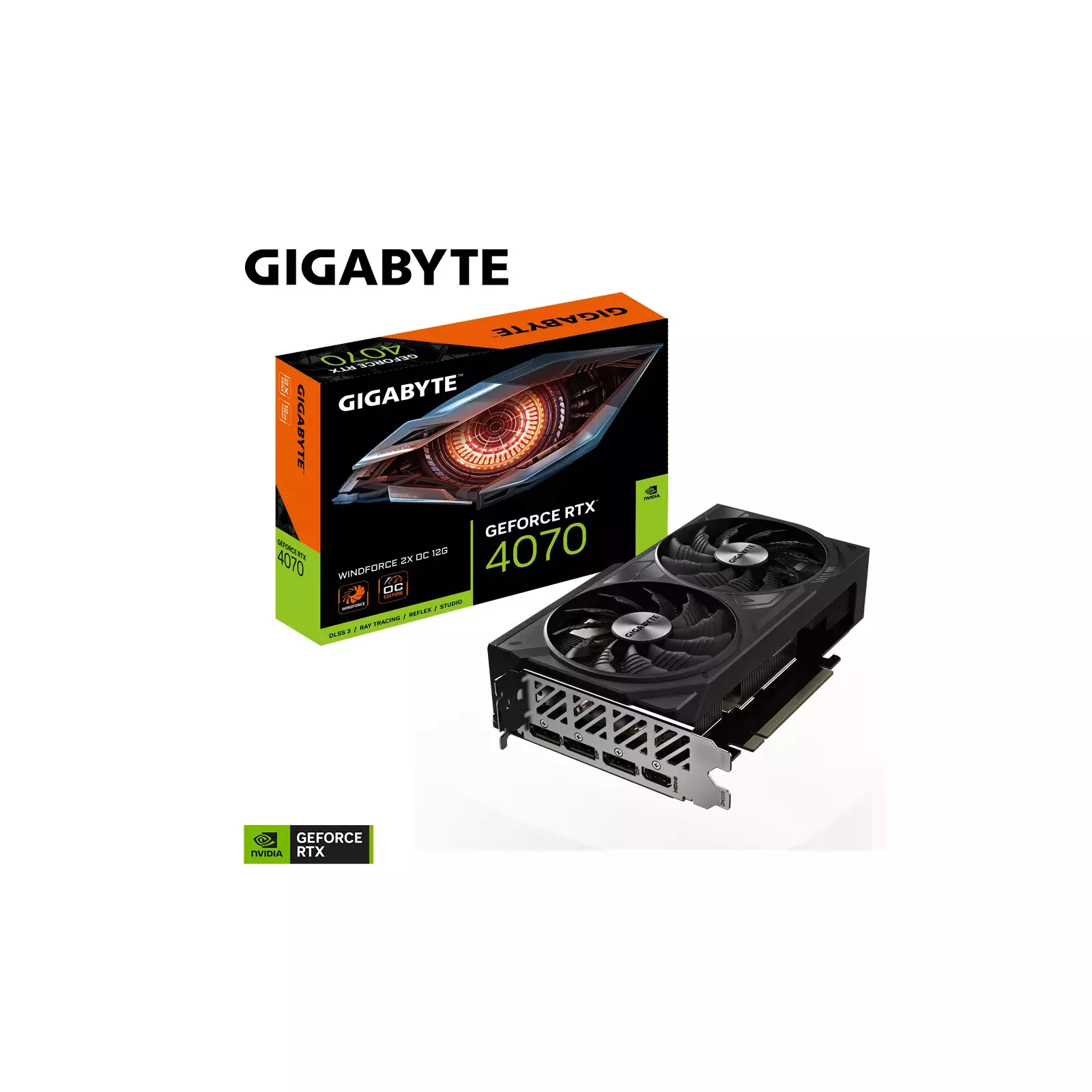 Videokarte Gigabyte GeForce RTX 4070 | AiO.lv