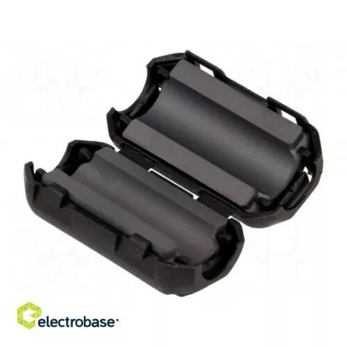 Ferrite core two-part round model 809 for cable Ø 9 mm | AiO.lv