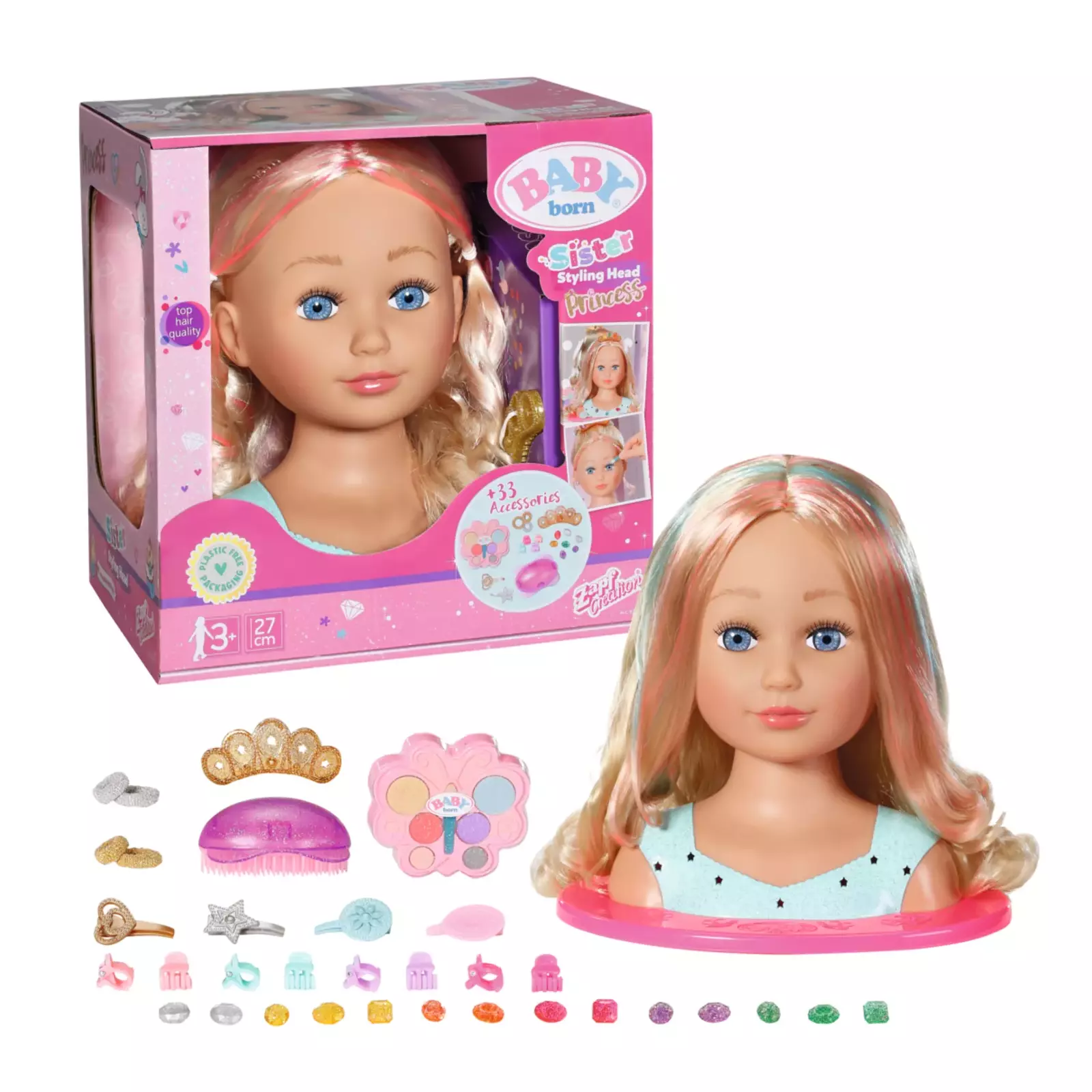 Baby born sister styling head store