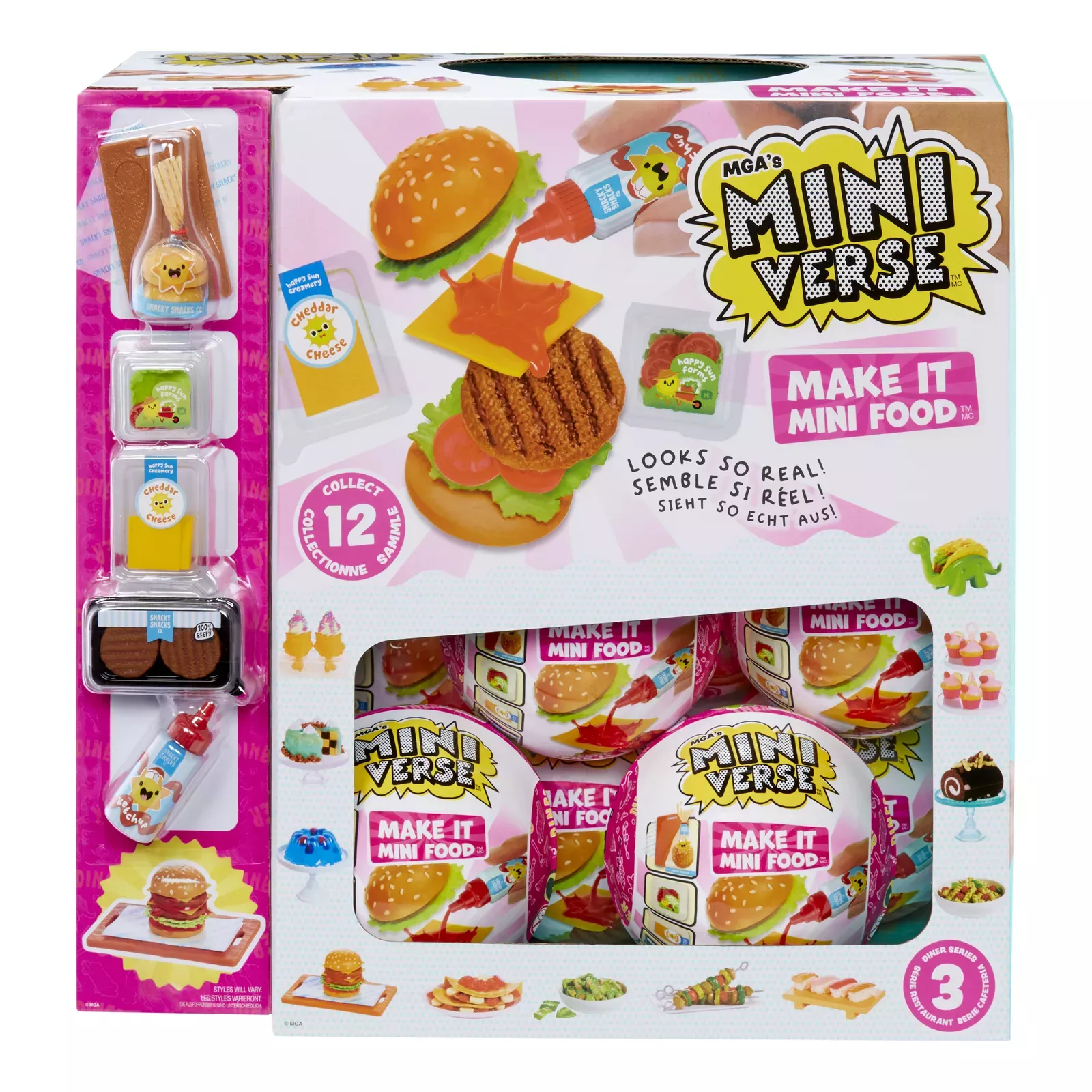Miniverse - Make It Mini Foods: Diner in PDQ Series 3A 505419EUC | AiO.lv
