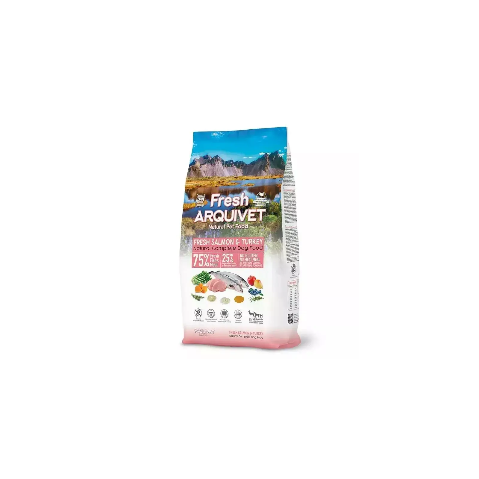 Pusmitrā suņu barība ARQUIVET Svaigs | AiO.lv