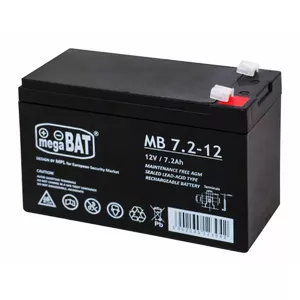 megaBAT MB 7.2-12 Battery 12V/7Ah MB7.2-12 | AiO.lv