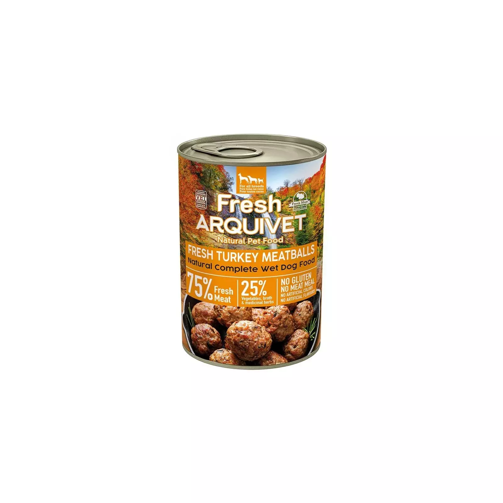 ARQUIVET Fresh Turkey Meatballs 400 g — wet dog food | AiO.lv