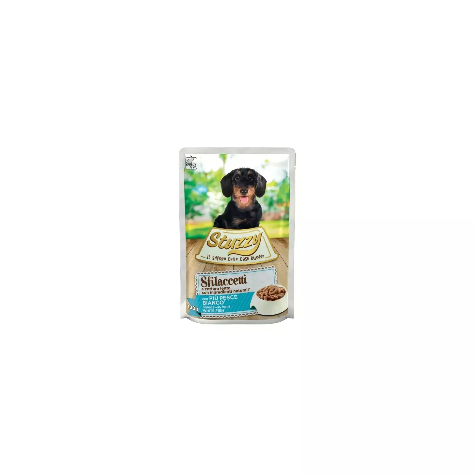 Wet dog food Agras Pet Foods Stuzzy Sfilaccetti 100 g | AiO.lv