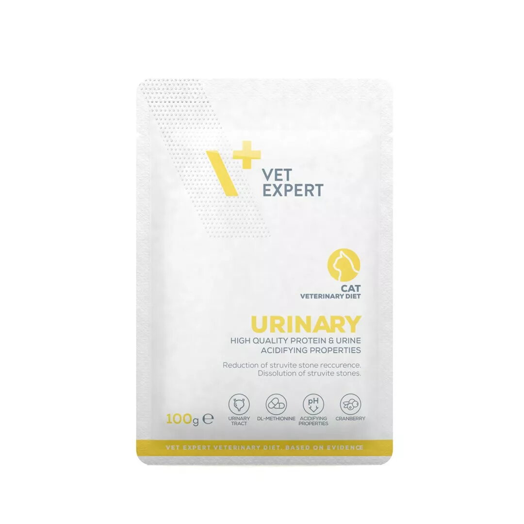 VETEXPERT Urinary wet veterinary diet for cats 100 g | AiO.lv