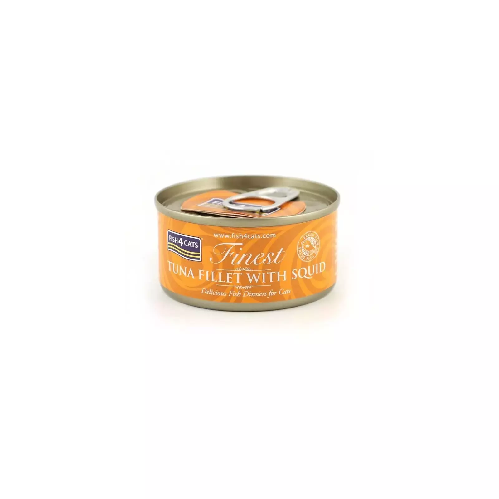 FISH4DOGS Tuna fillet with squid 70 g wet cat food | AiO.lv