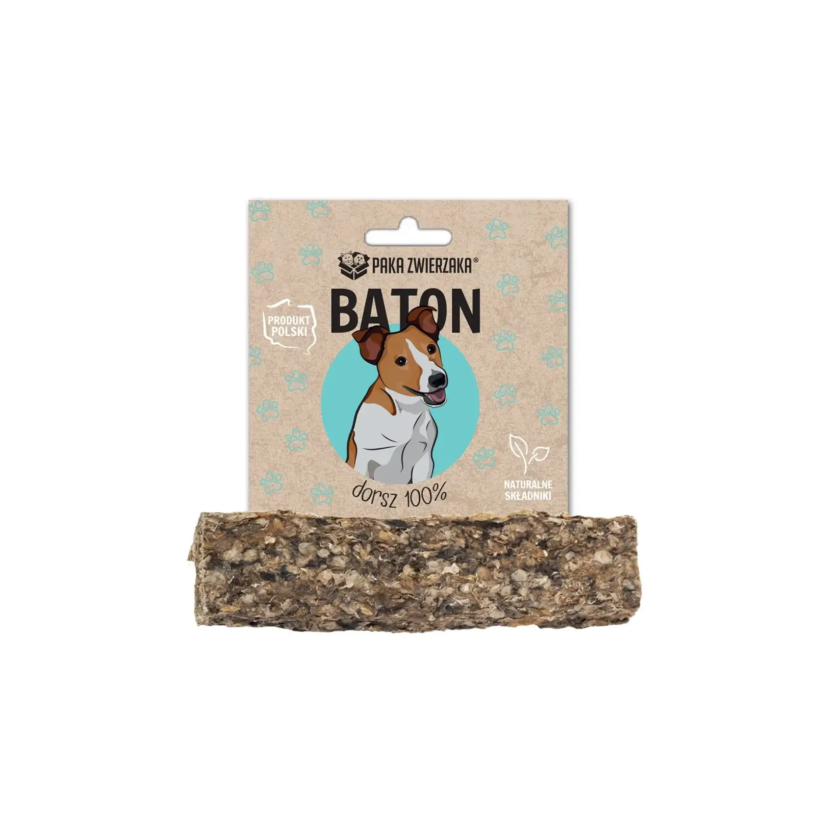 Dog treat PAKA ZWIERZAKA Cod Bar 12 cm 28 g | AiO.lv