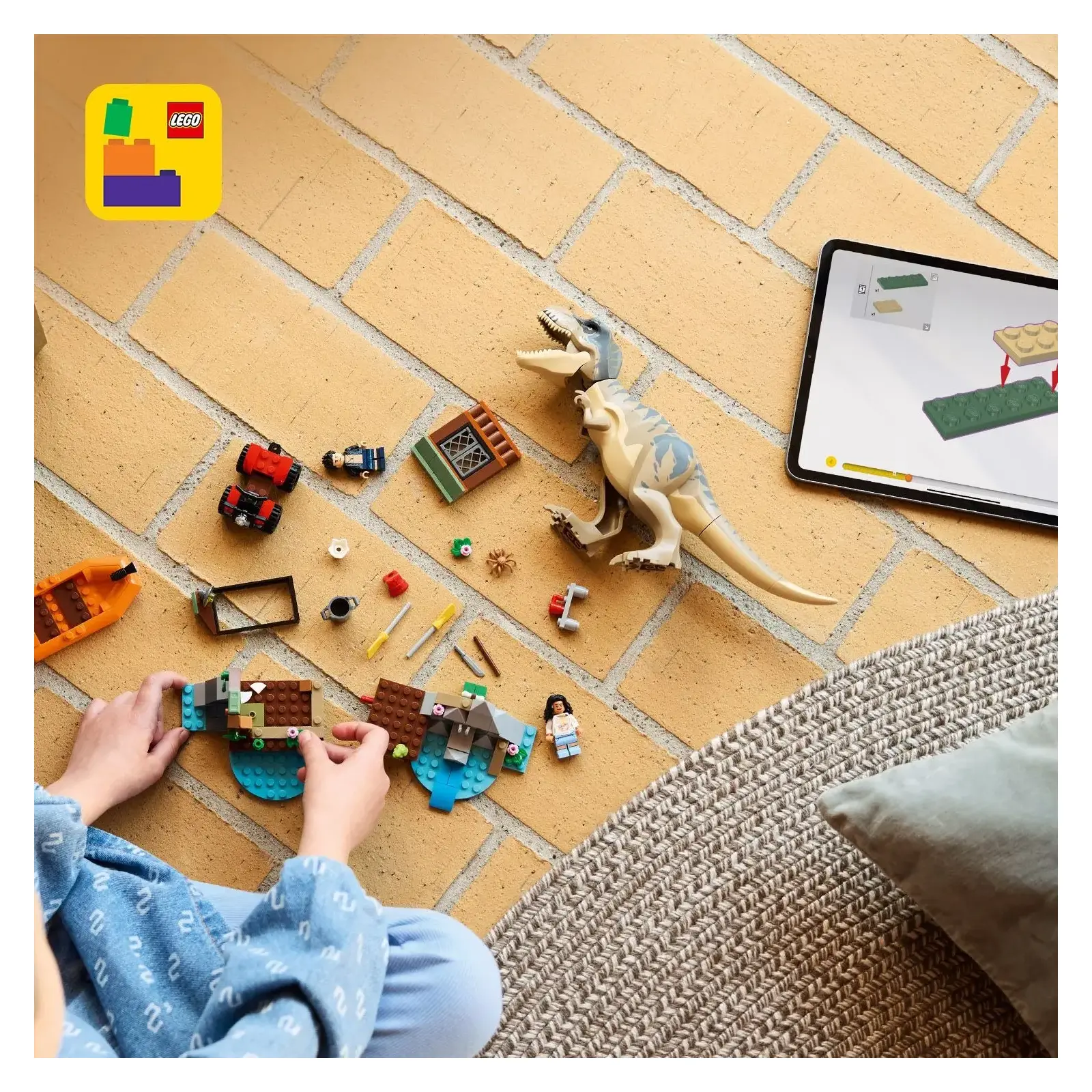 LEGO T. rex River Escape 76975 building set | AiO.lv