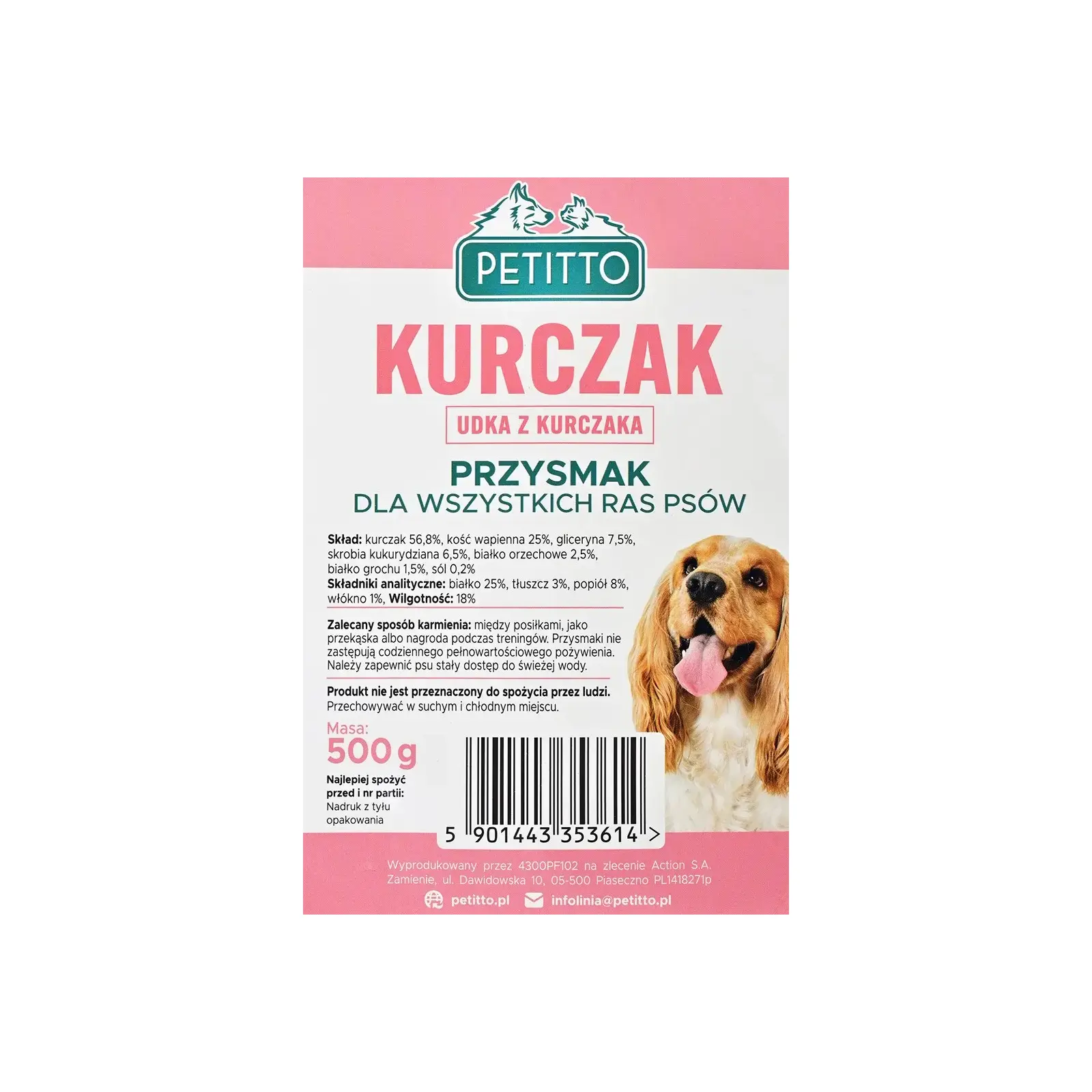 Dog treats PETITTO Chicken Legs 500 g | AiO.lv
