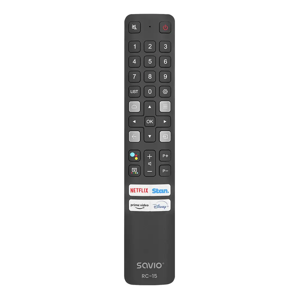 Savio RC-15 Universal Remote Control for TCL SMART TV | AiO.lv