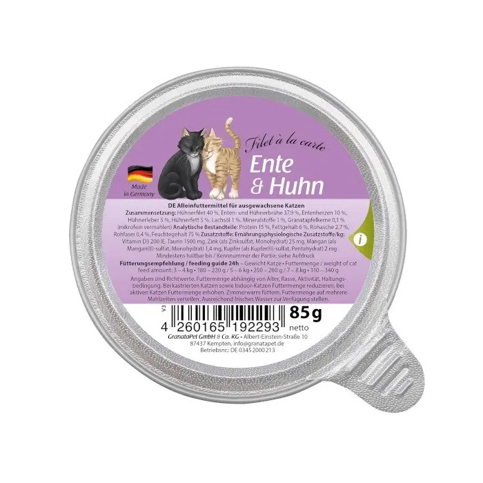 Fox4Pets Filet á la carte Duck with Chicken 85 g | AiO.lv