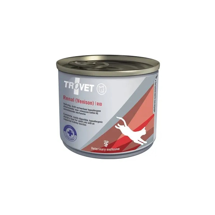 TROVET Renal RID Venison 200 g wet cat food | AiO.lv
