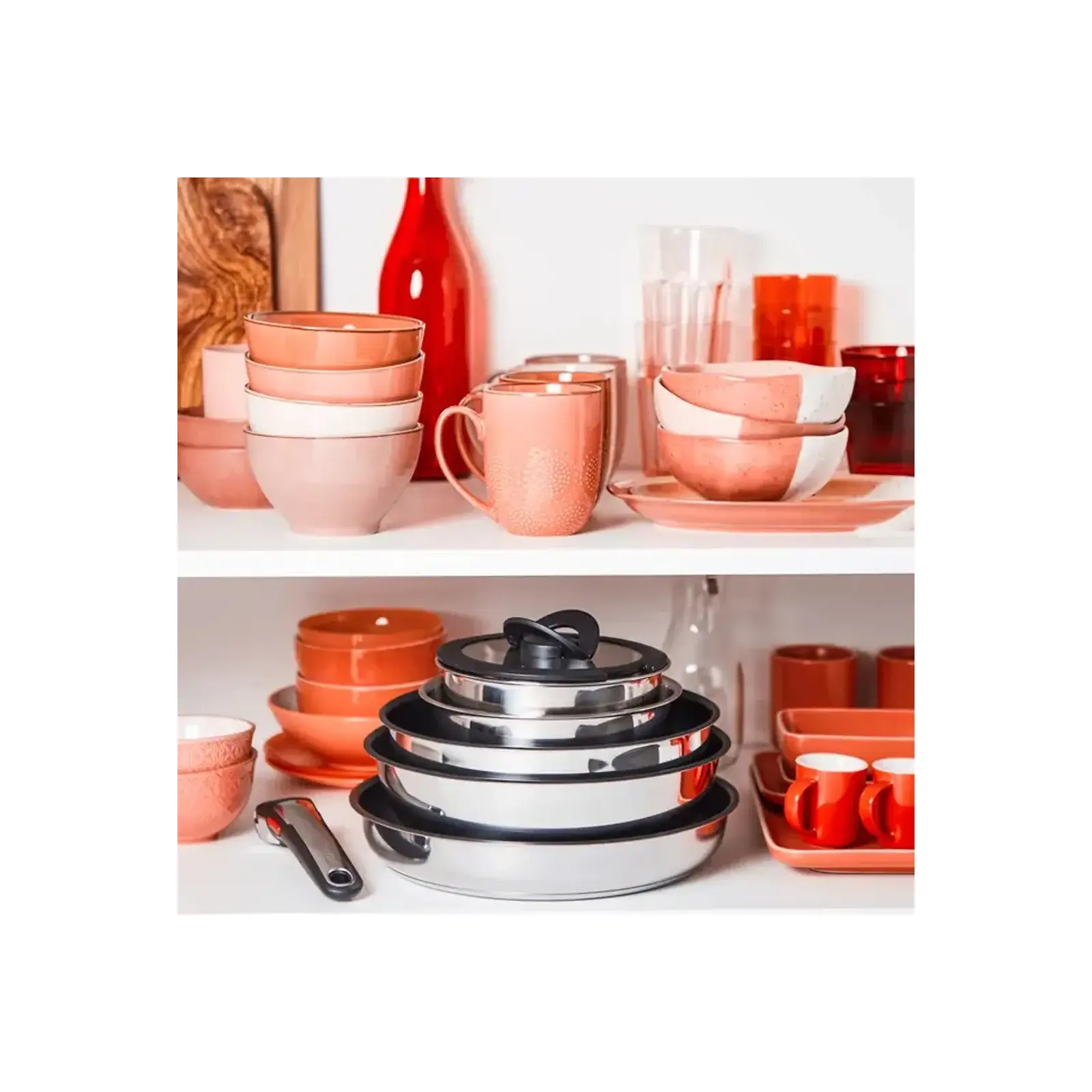 TEFAL Ingenio Emotion 11-piece cookware L897SB74 | AiO.lv