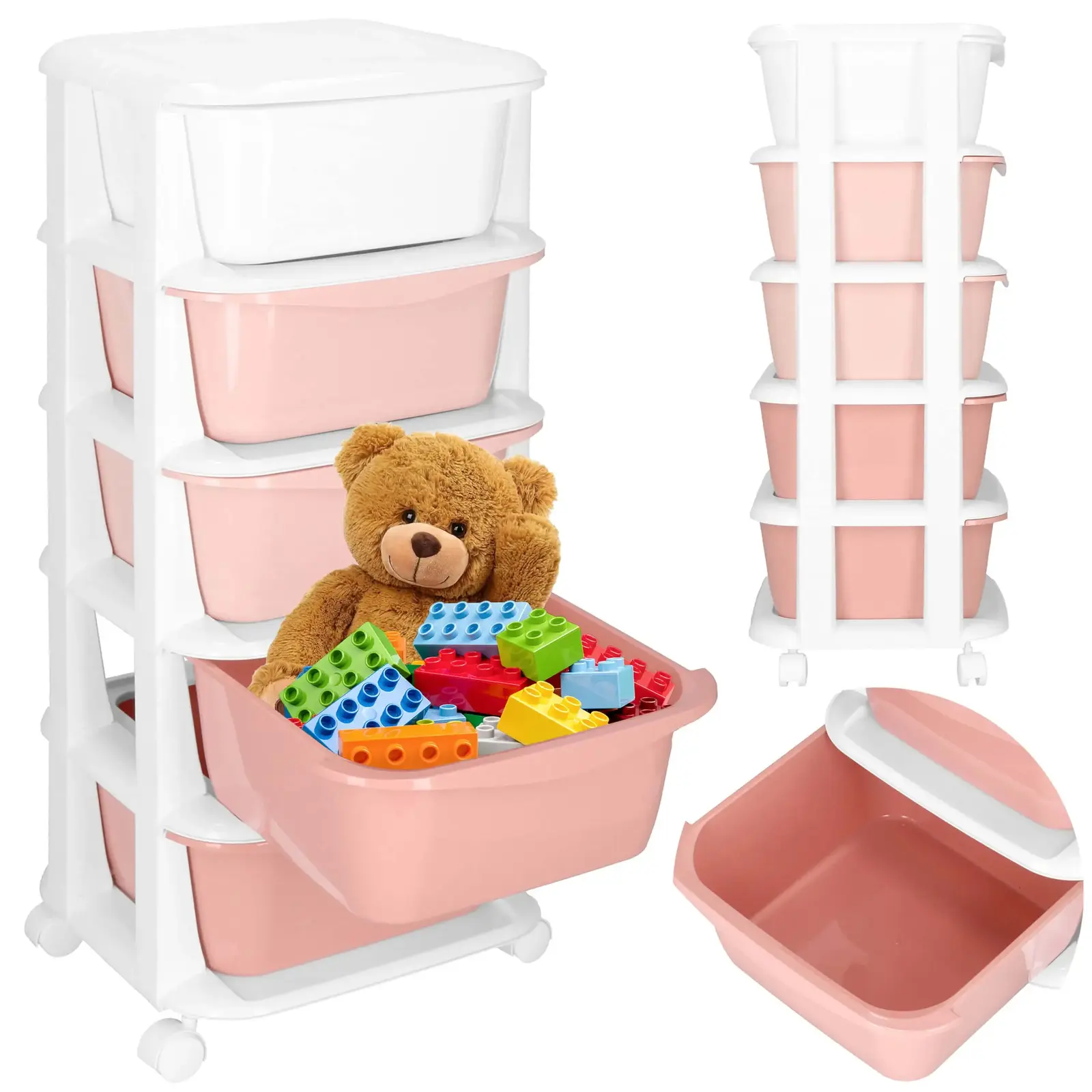 Mobile storage cabinet Springos HA0211 — 5 drawers | AiO.lv