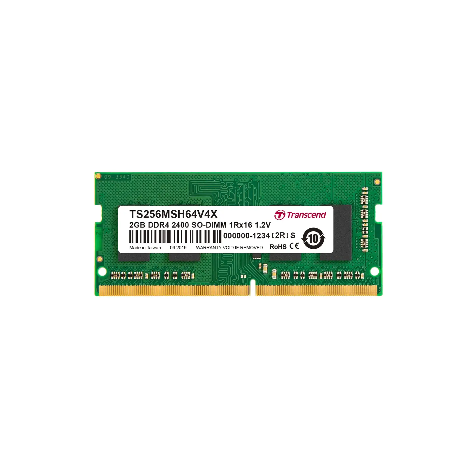 Memory Transcend DDR4-2400 SO-DIMM 2GB | AiO.lv