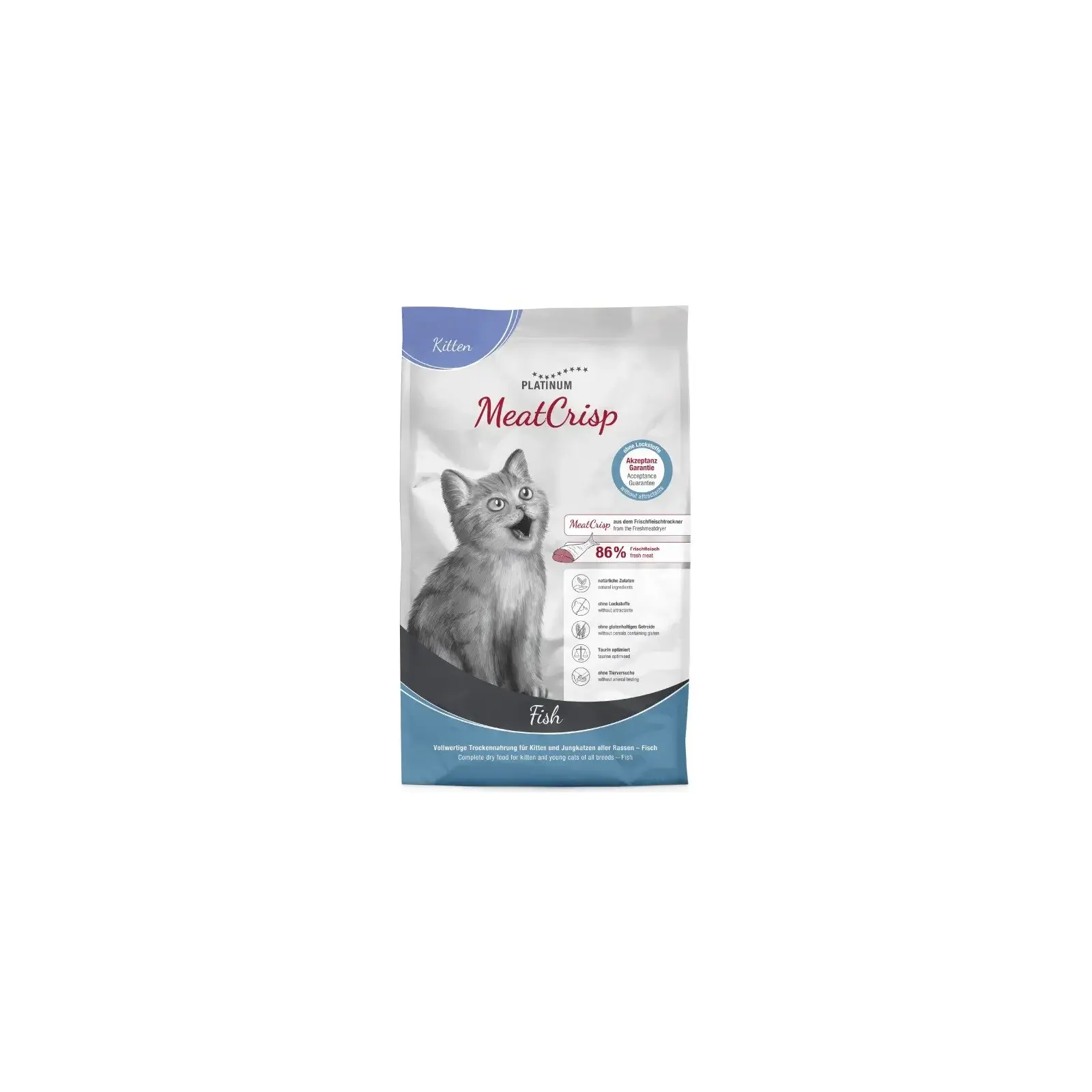 Platinum MeatCrisp Kitten Fish dry food — 3 kg | AiO.lv