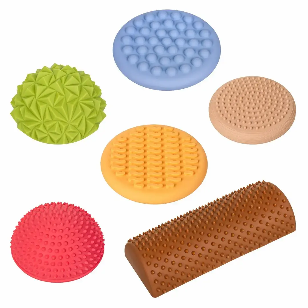 Tullo sensory path pastel 6 pcs tactile tiles | AiO.lv