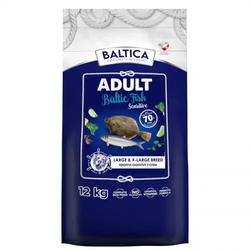 BALTICA Adult Sensitive Baltic Fish L/XL 12 kg — dry dog food | AiO.lv