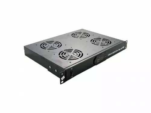 1U fan block FAN-1U4-NJ for 19" cabinet | AiO.lv