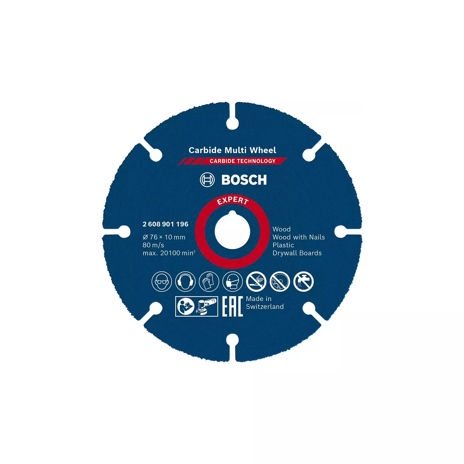 Cut-off disc Bosch 2 608 901 196 | AiO.lv
