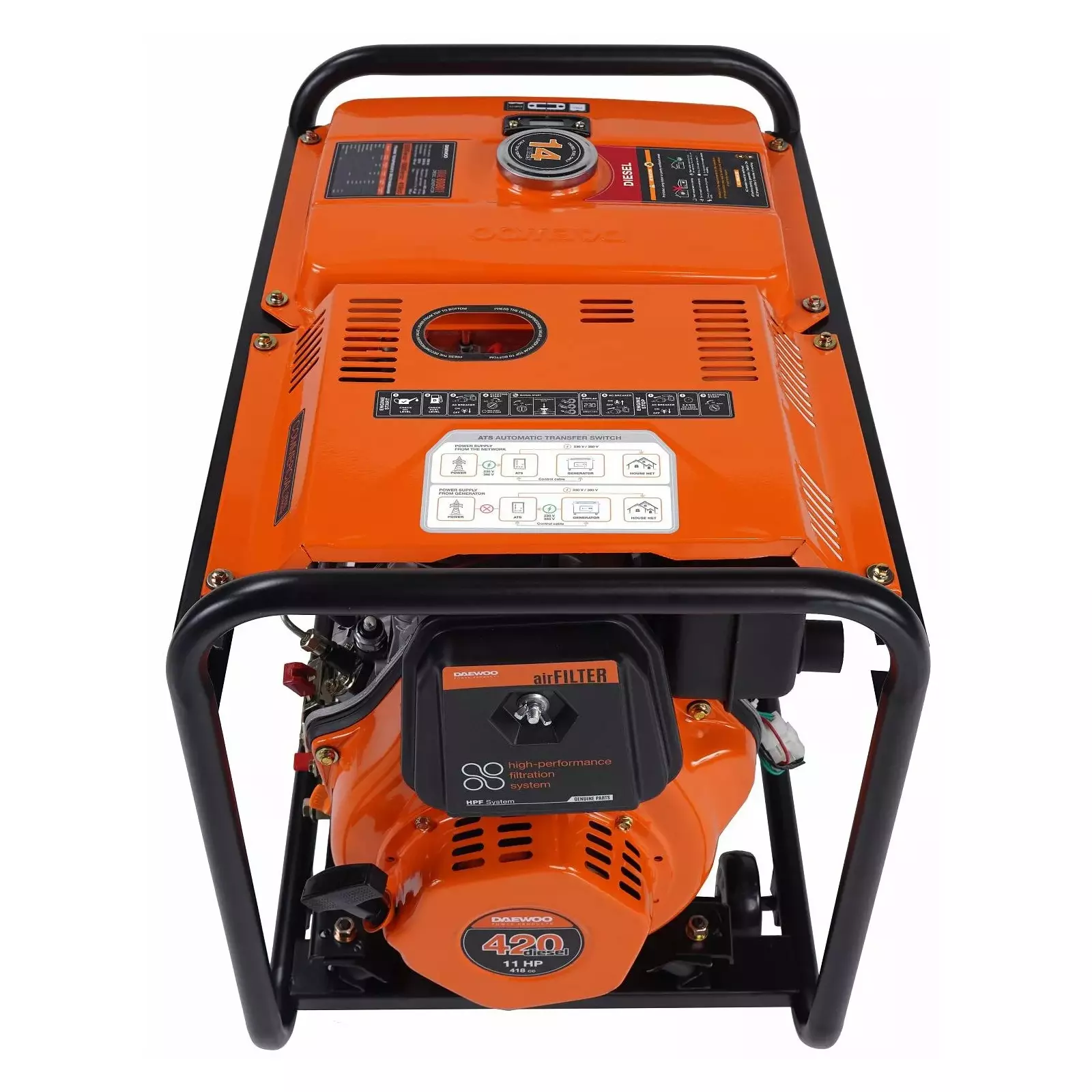 Daewoo DDAE 6000XE-3 engine-generator 4500 DDAE6000XE-3 | Electric ...