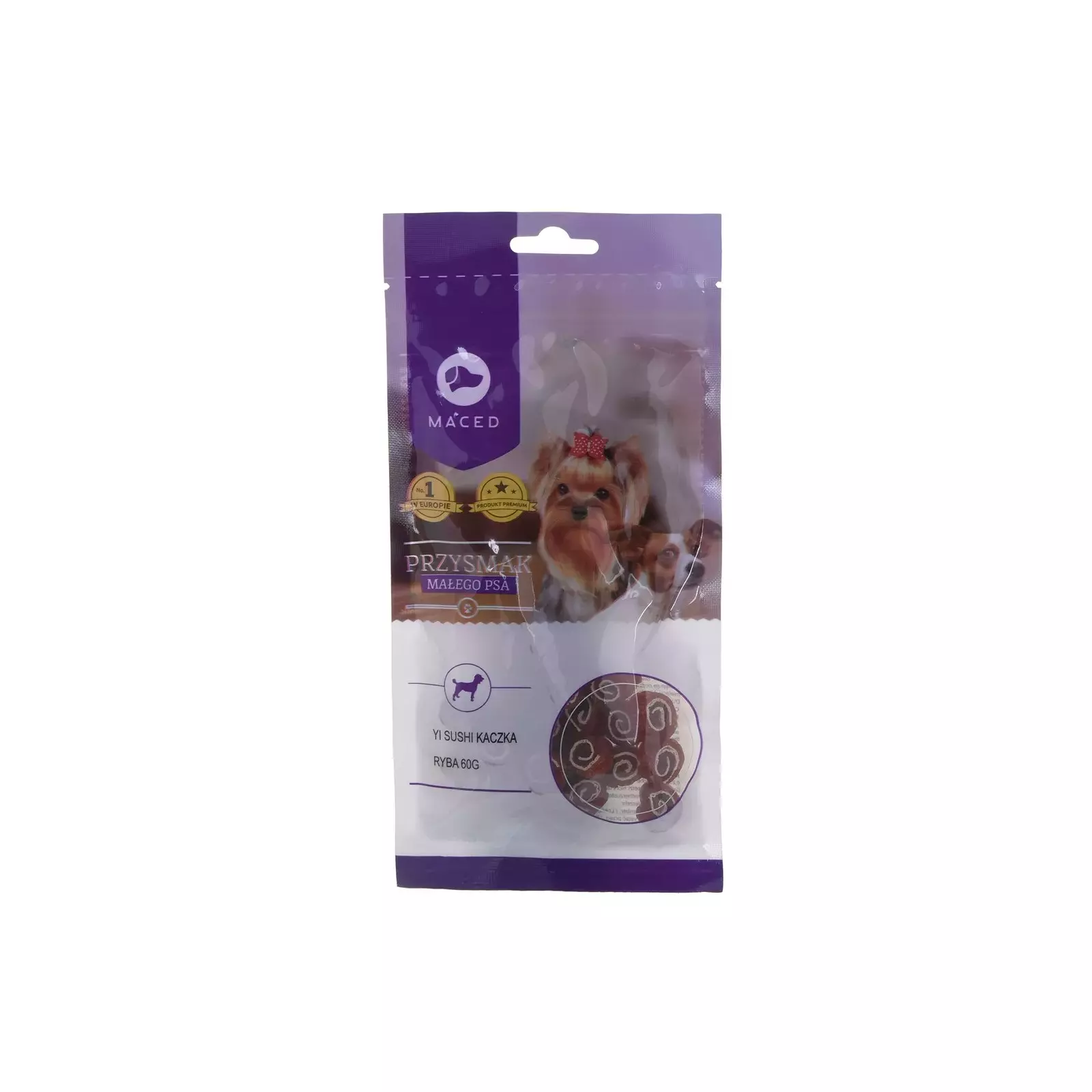 Wet dog treat MACED Sushi Duck with Fish 60 g | AiO.lv