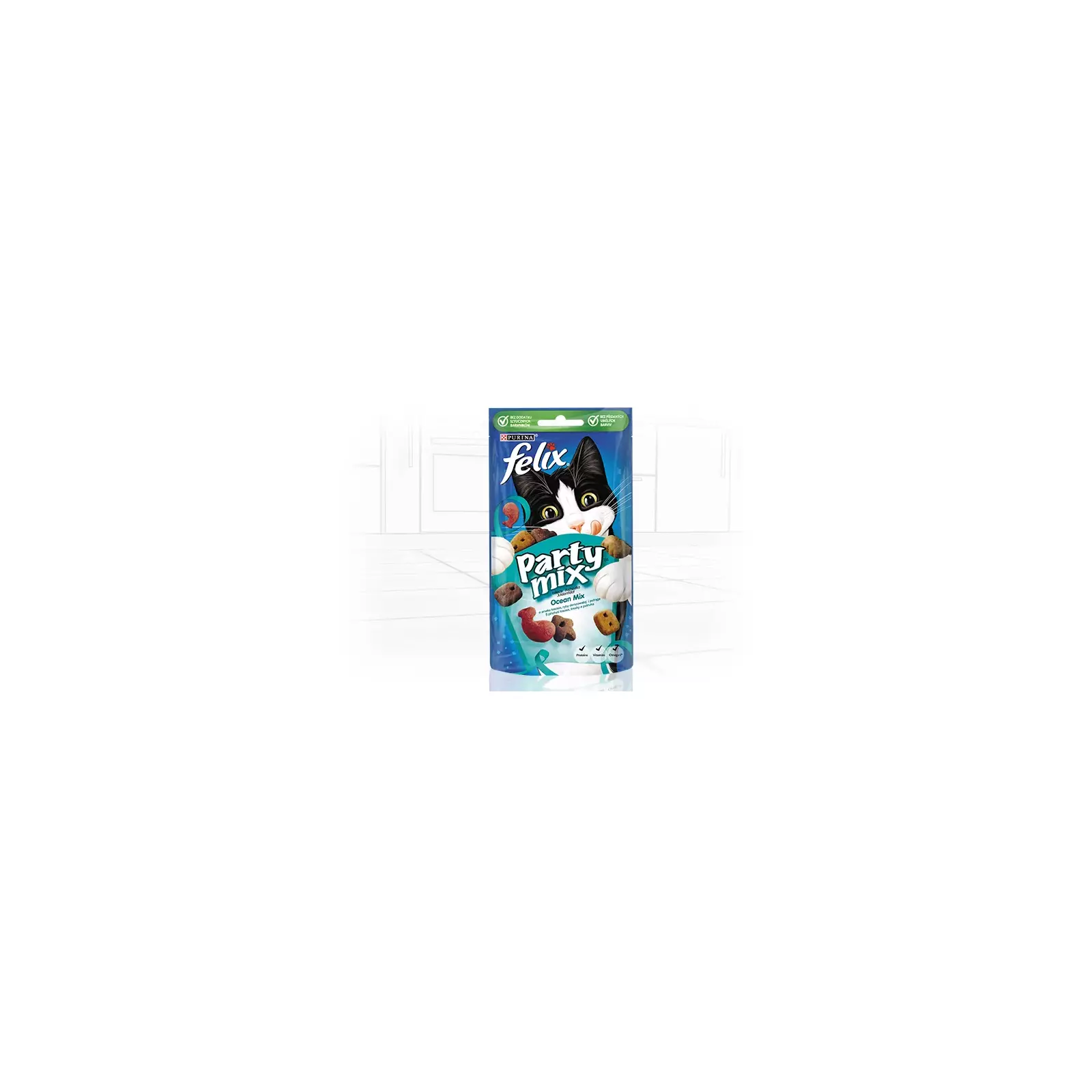 Purina Nestlé Felix Party Mix Ocean Mix 60 g treats | AiO.lv