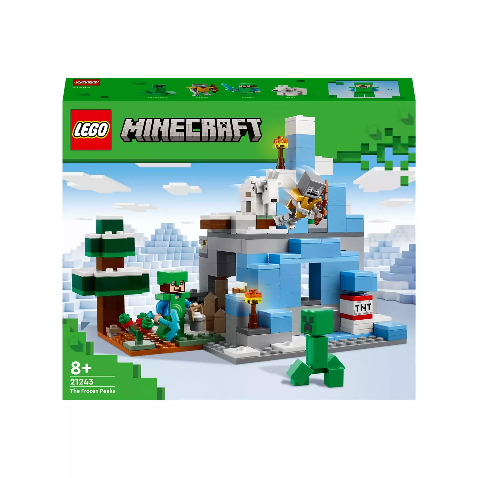 LEGO® Minecraft® Icy Peaks (21243) 21243 | AiO.lv