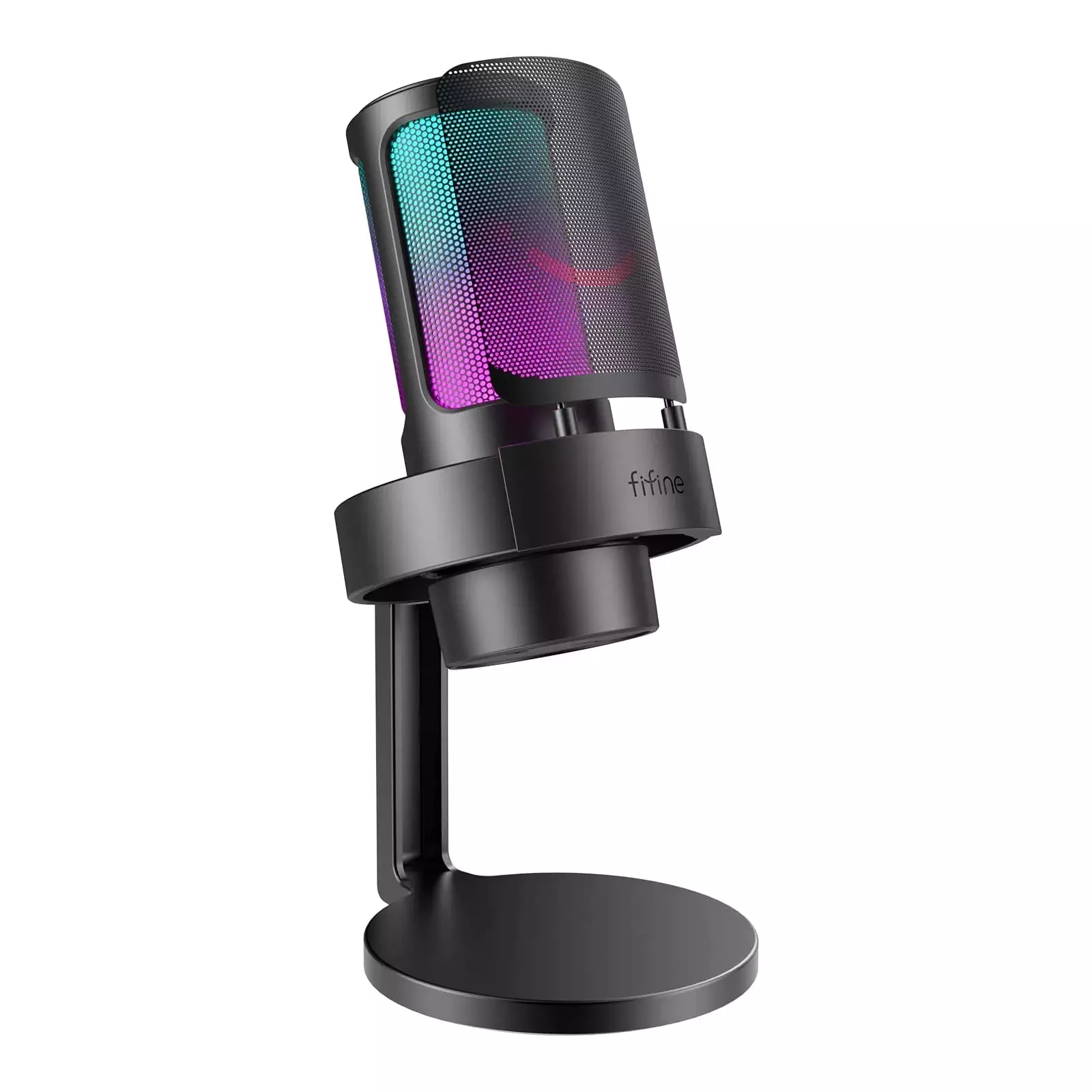 Fifine Amplifire A8 RGB microphone FA8B | AiO.lv