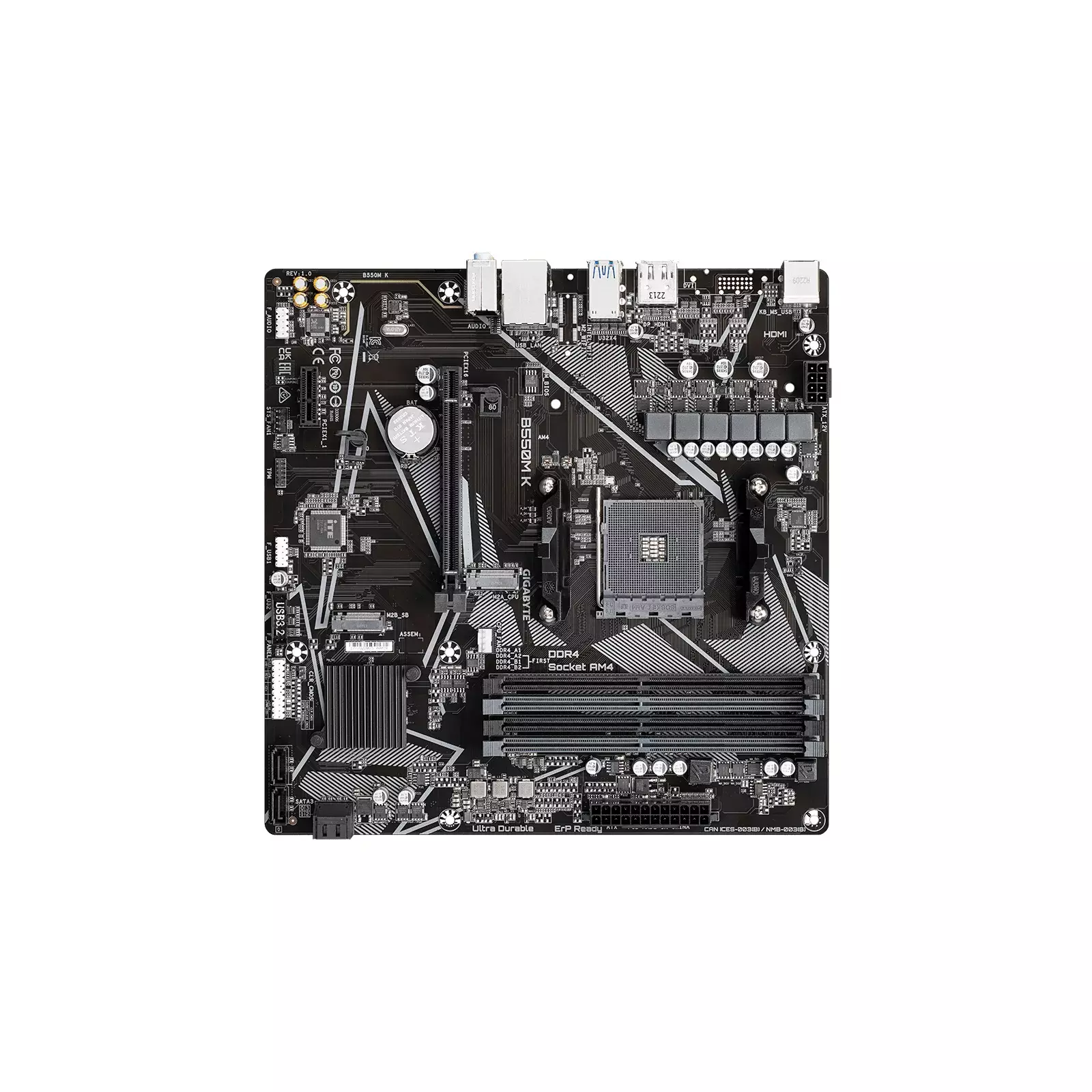 Gigabyte B550M K motherboard B550M K | AiO.lv